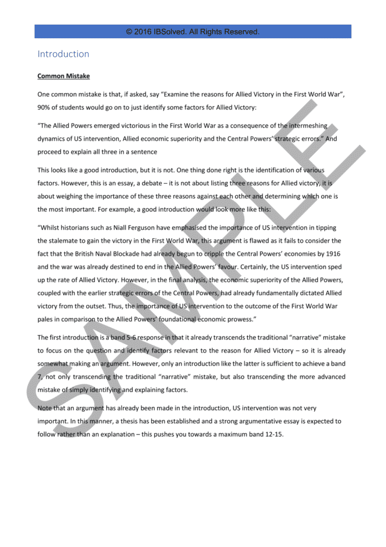 IB History Exam Format: A Complete Guide with HL Past Papers - Alefredo ...