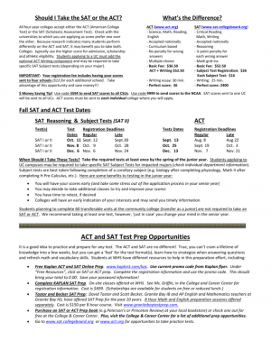 ACT Subjects: Mastering the English Section for a Higher Score ...