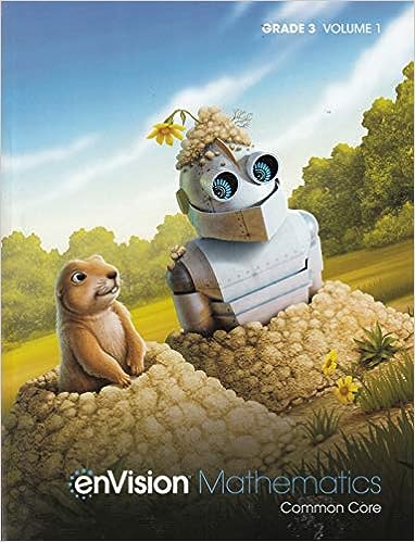 ENVISION MATHEMATICS 2020 COMMON CORE STUDENT EDITION GRADE 3 VOLUME 1 - Alefredo Books