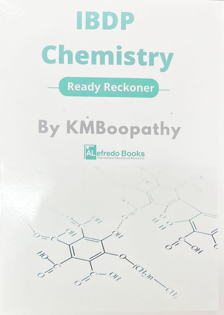 IBDP Chemistry Ready Reckoner By KMBoopathy - Past Papers & Used Books ...