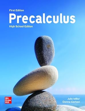 Miller, Precalculus High School Edition 1e 2024 Student Edition (A/P ...